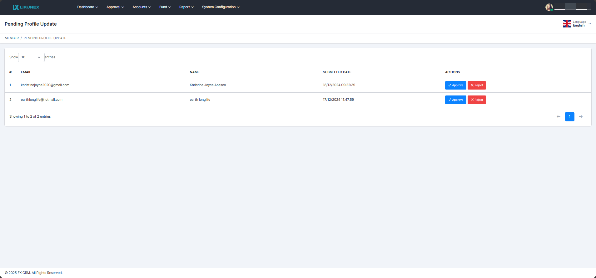 1.1.18_ENG_FXCRM_Member Profile Update Guidelines – Lirunex Customer ...